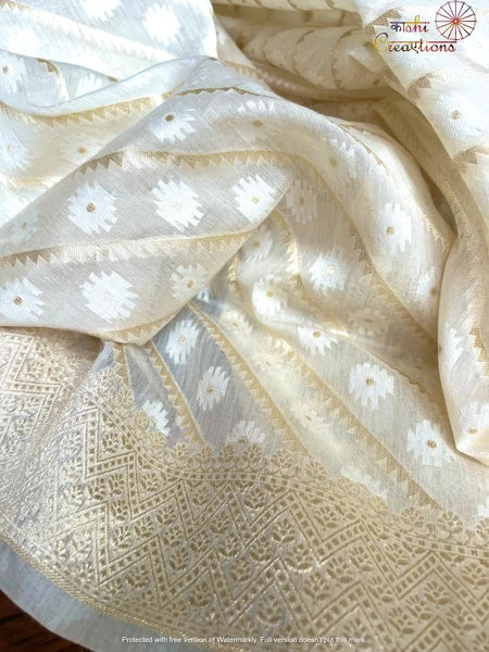 Buy Silk Cotton Jamdani Suits Online | Kaashi Creations – Kaashicreation